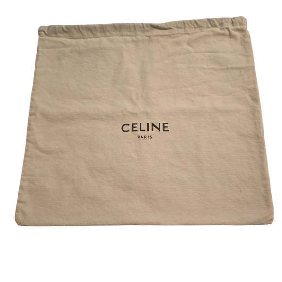 Celine | Accessories | Celine Tan Logo Dust Bag | Poshmark